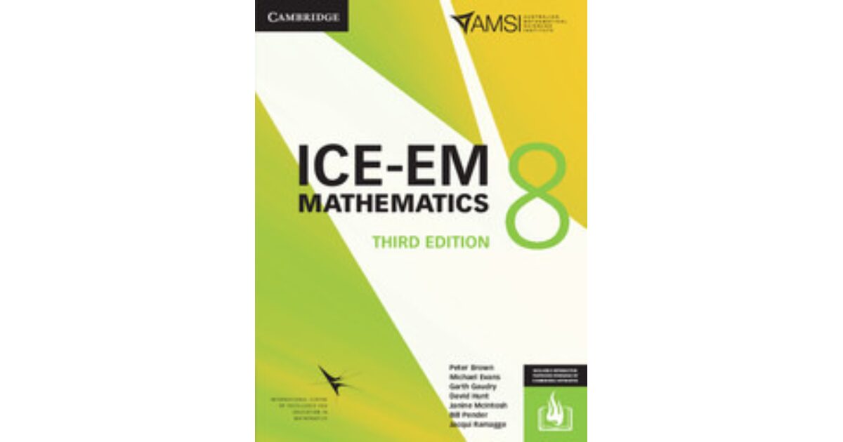 Lilydale Books | ICE-EM MATHEMATICS YEAR 8 3E TEXTBOOK + EBOOK