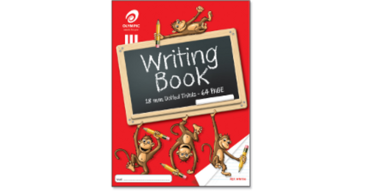 Lilydale Books | 64 PAGE EXERCISE BOOK 18MM DOTTED THIRDS 335 x 240 MM