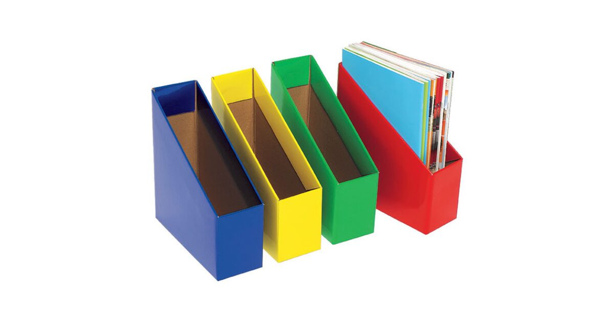 Lilydale Books | MARBIG BOOK BOX LARGE BLUE 27 X 17 X 25CM