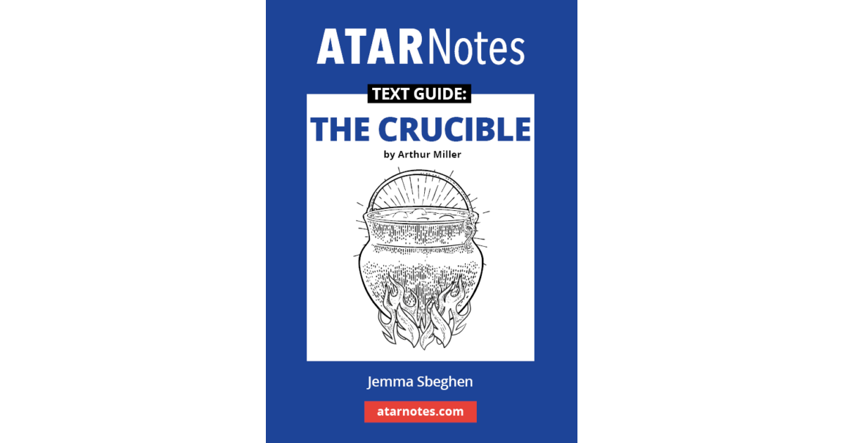Lilydale Books | ATAR NOTES TEXT GUIDE: THE CRUCIBLE