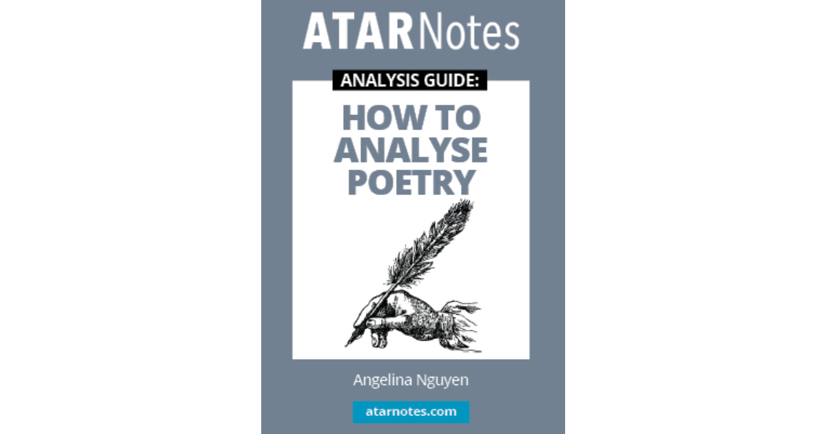Lilydale Books | ATAR NOTES ANALYSIS GUIDE: HOW TO ANALYSE POETRY
