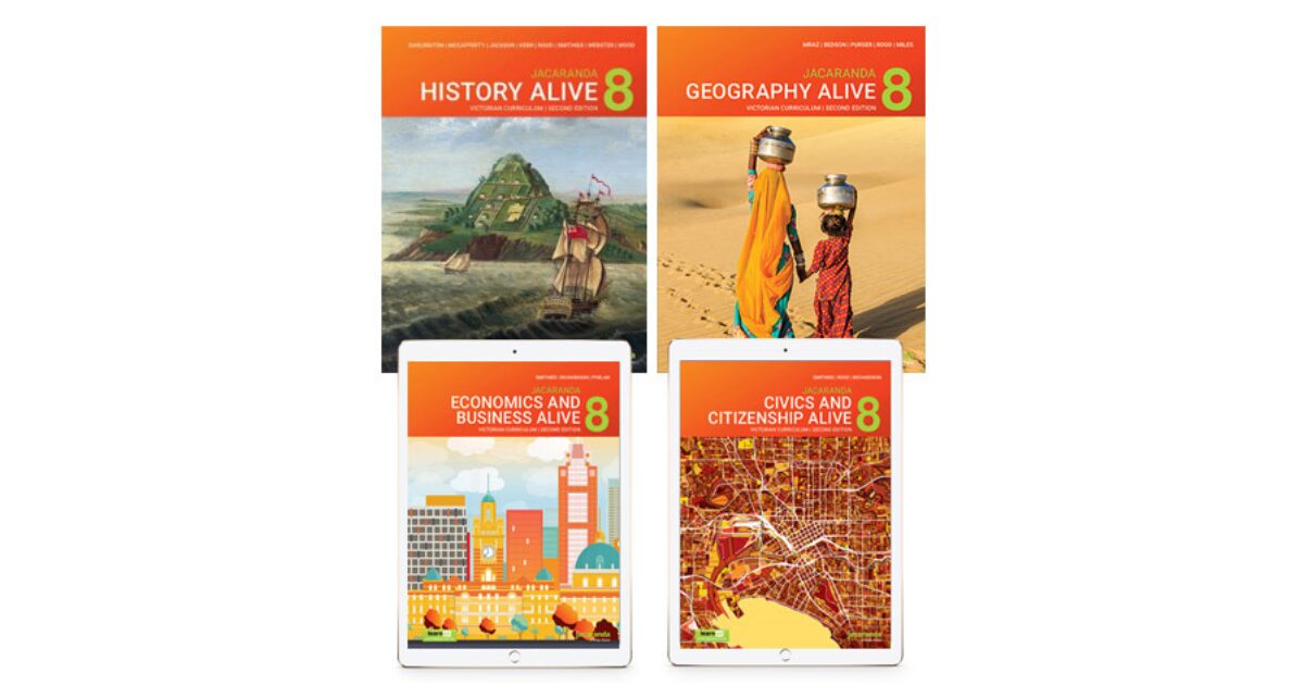 Lilydale Books | JACARANDA HUMANITIES ALIVE 8 VICTORIAN CURRICULUM…