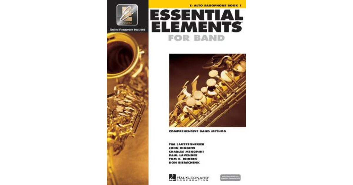 Lilydale Books | ESSENTIAL ELEMENTS FOR BAND: E ALTO SAXOPHONE BOOK 1