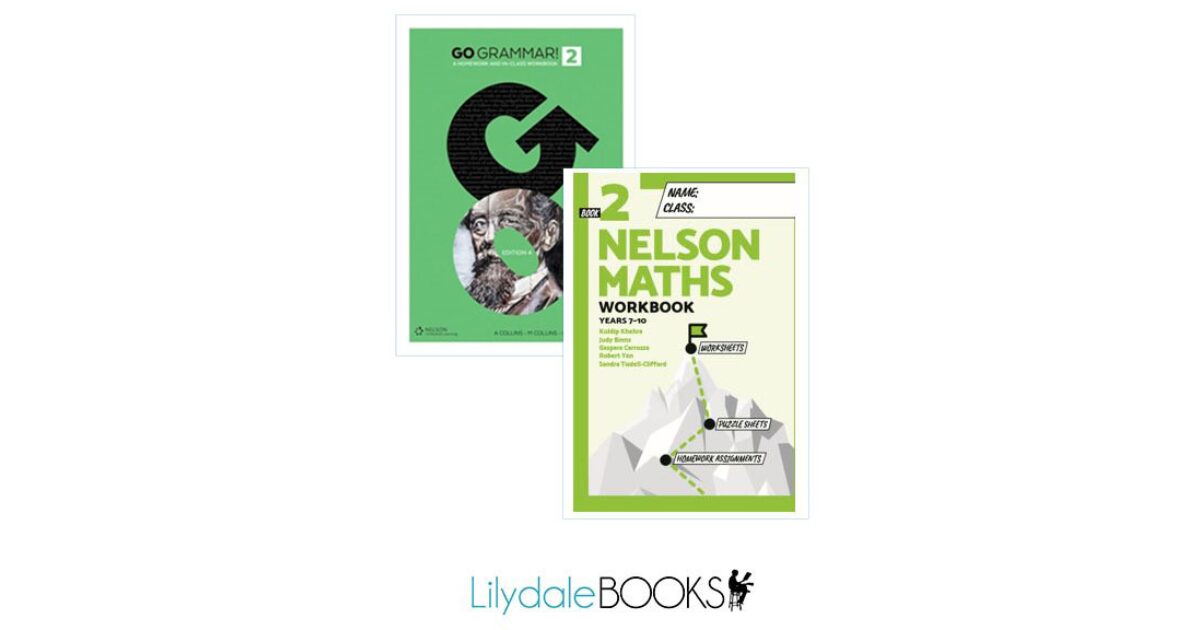 Lilydale Books | NELSON GO GRAMMAR & NELSON MATHS BOOK 2 WORKBOOK PACK