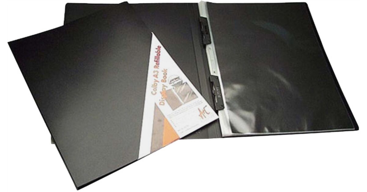 Lilydale Books | A3 COLBY DISPLAY BOOK 20 POCKETS REFILLABLE
