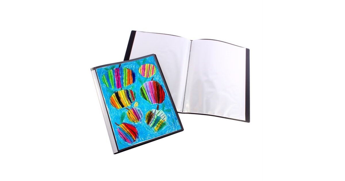 Lilydale Books | A2 DISPLAY BOOK PORTRAIT FIXED INSERT NON REFILLABLE