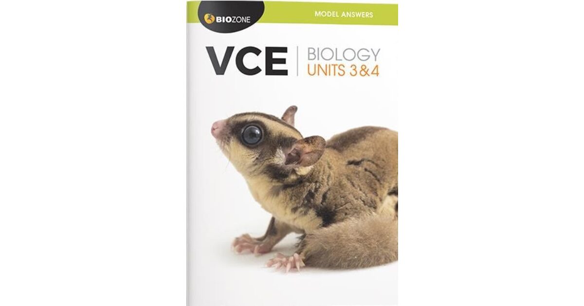 Lilydale Books | BIOZONE MODEL ANSWERS: VCE UNITS 3&4 (2E)