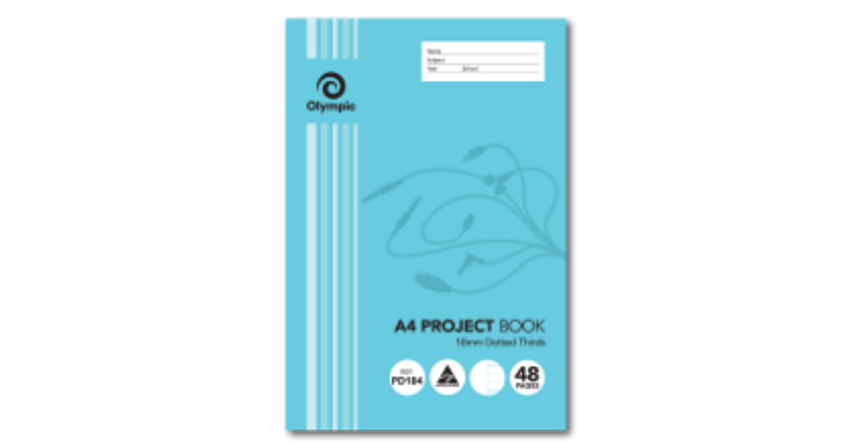 Lilydale Books | 48 PAGE A4 PROJECT BOOK 18MM