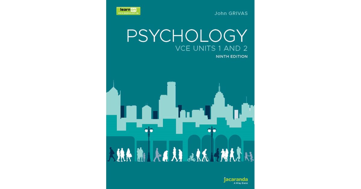 Lilydale Books | JACARANDA PSYCHOLOGY VCE UNITS 1&2 LEARNON + PRINT 9E