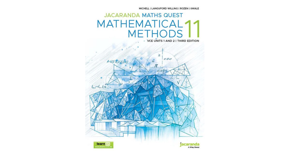 Lilydale Books | JACARANDA MATHS QUEST 11 MATHEMATICAL METHODS VCE…