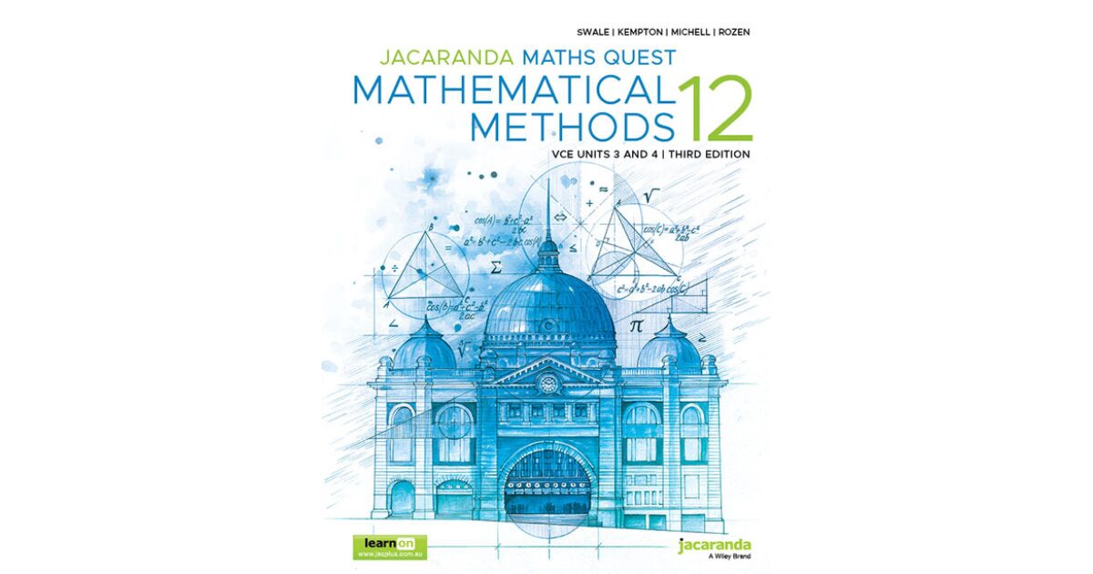 Lilydale Books | JACARANDA MATHS QUEST 12 MATHEMATICAL METHODS VCE…