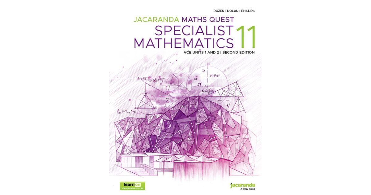 Lilydale Books | JACARANDA MATHS QUEST 11 SPECIALIST MATHEMATICS VCE…