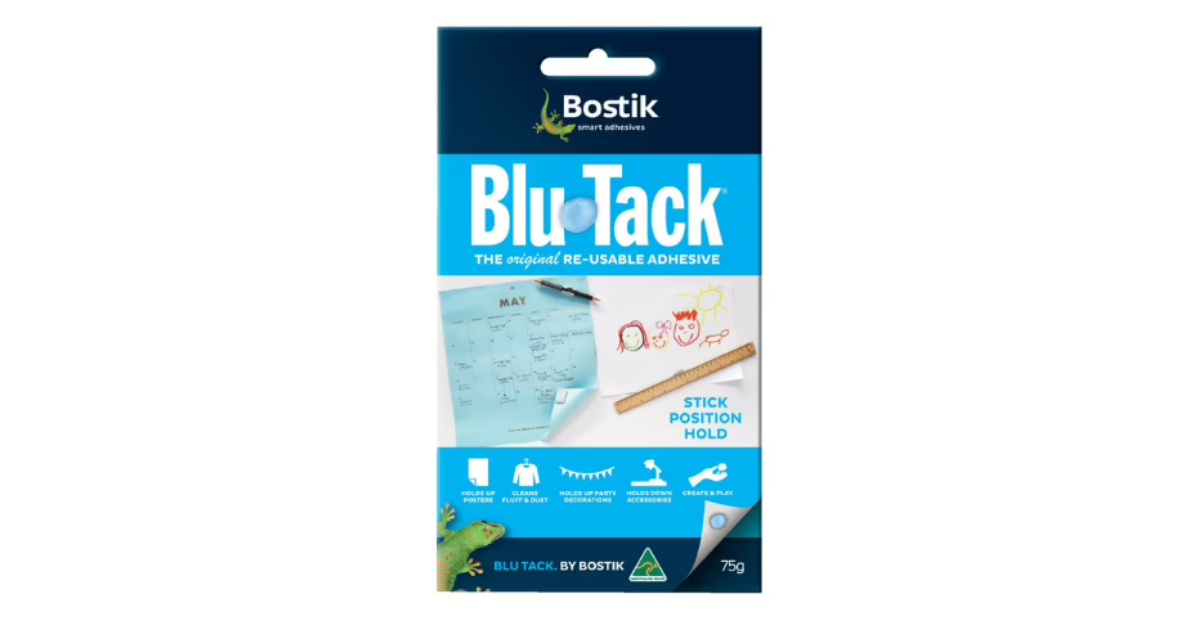 Lilydale Books | BLU TACK REMOVABLE ADHESIVE 75G