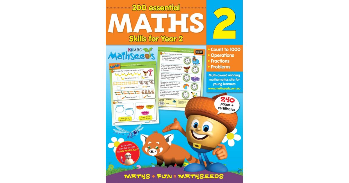 Lilydale Books | ABC MATHSEEDS YEAR 2 WORKBOOK