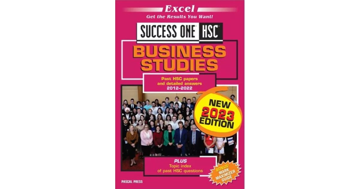 Lilydale Books | EXCEL SUCCESS ONE HSC BUSINESS STUDIES 2023 EDITION