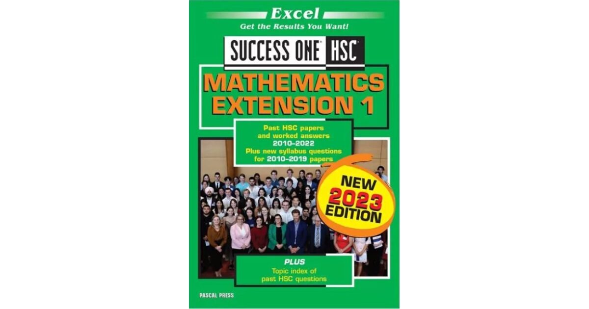 Lilydale Books | EXCEL SUCCESS ONE HSC MATHEMATICS EXTENSION 1 2023…