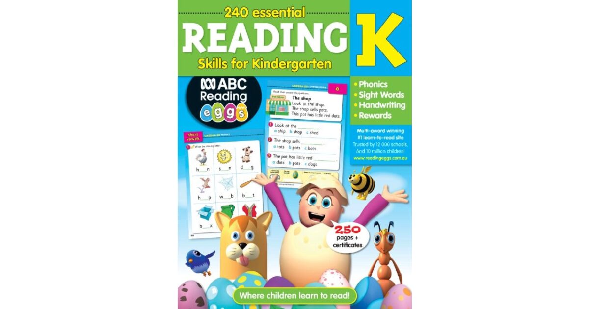 Lilydale Books | ABC READING EGGS READING SKILLS FOR KINDERGARTEN