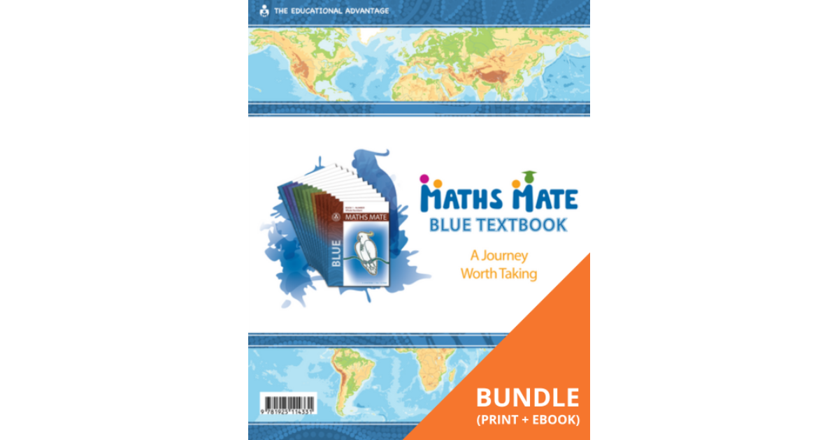 Lilydale Books | MATHS MATE BLUE TEXTBOOK: YEAR 7 PRINT + EBOOK