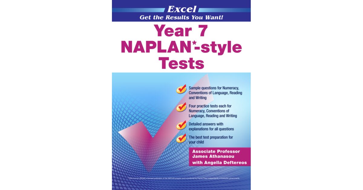 Lilydale Books | EXCEL NAPLAN STYLE TESTS YEAR 7