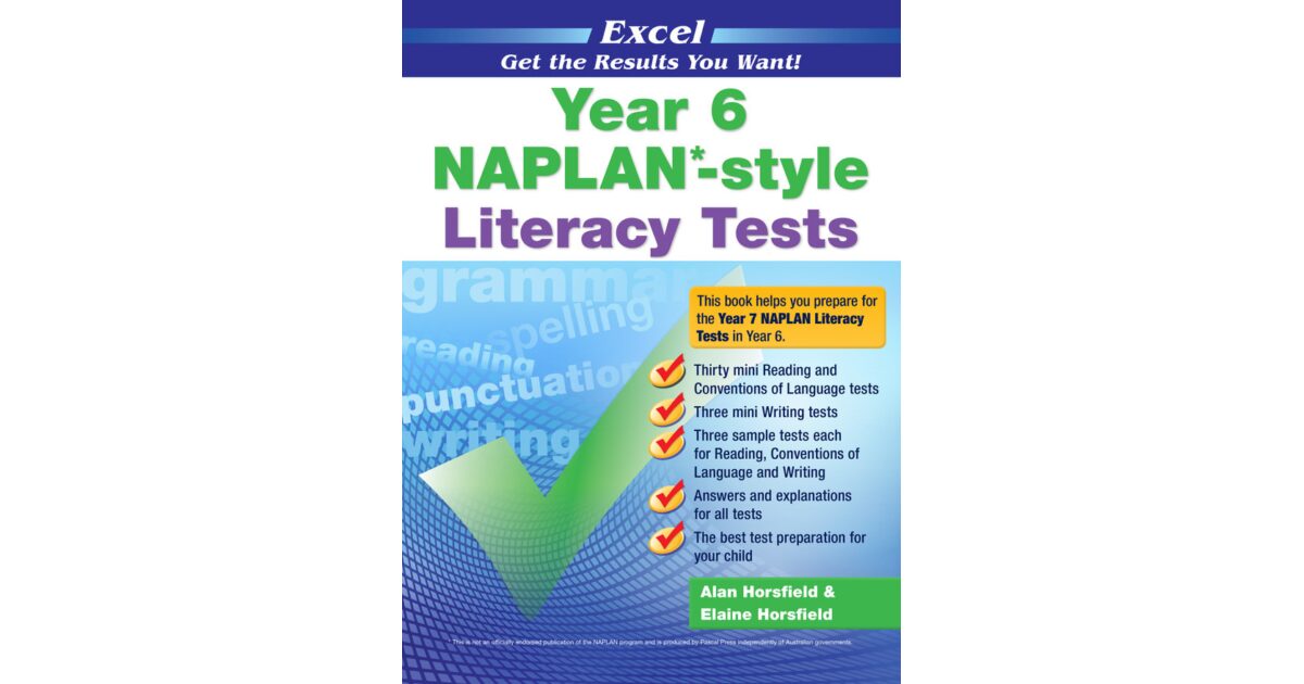 Lilydale Books | EXCEL NAPLAN STYLE LITERACY TESTS YEAR 5