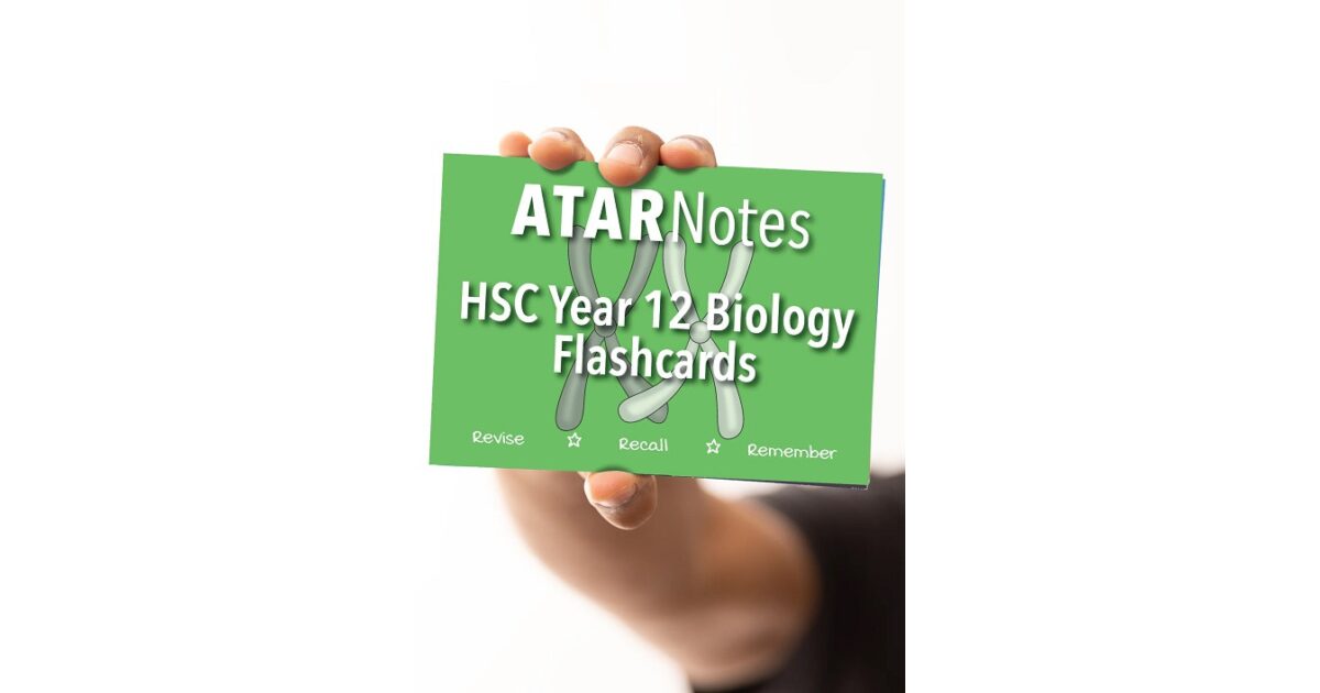 Lilydale Books | ATAR NOTES HSC BIOLOGY YEAR 12 FLASHCARDS