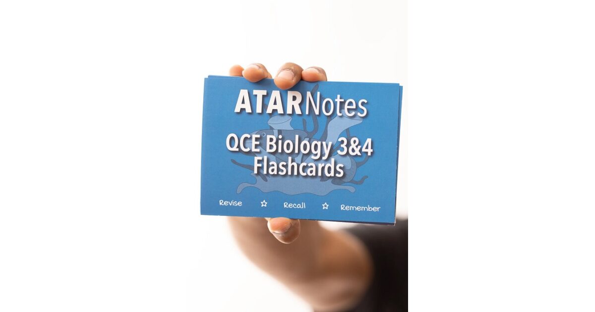 Lilydale Books | ATAR NOTES QCE BIOLOGY UNITS 3&4 FLASHCARDS