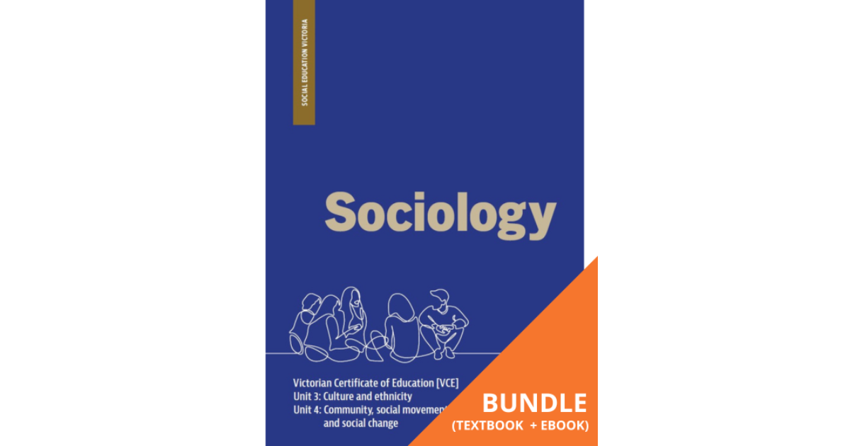 Lilydale Books | SOCIOLOGY VCE UNITS 3 AND 4 STUDENT BOOK + EBOOK 1E