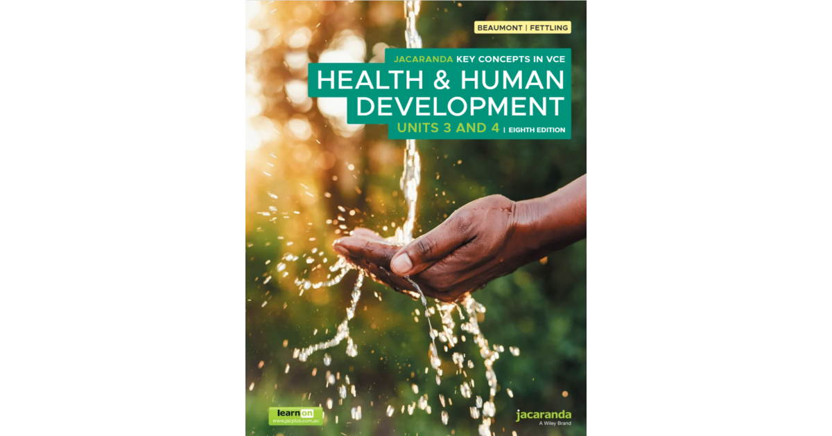 Lilydale Books | JACARANDA KEY CONCEPTS IN VCE HEALTH & HUMAN…