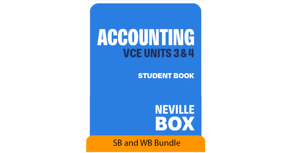 Lilydale Books | MATILDA ACCOUNTING VCE UNITS 3&4 STUDENT BOOK