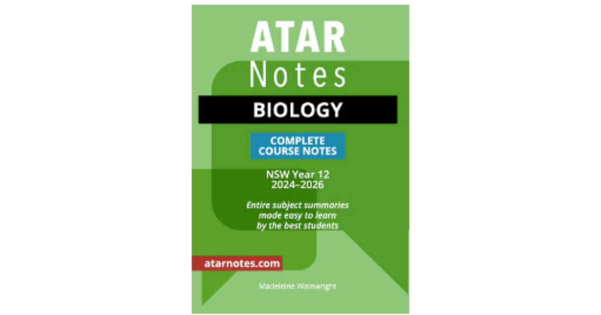 Lilydale Books | ATAR NOTES HSC BIOLOGY YEAR 12 NOTES (2024-2026)