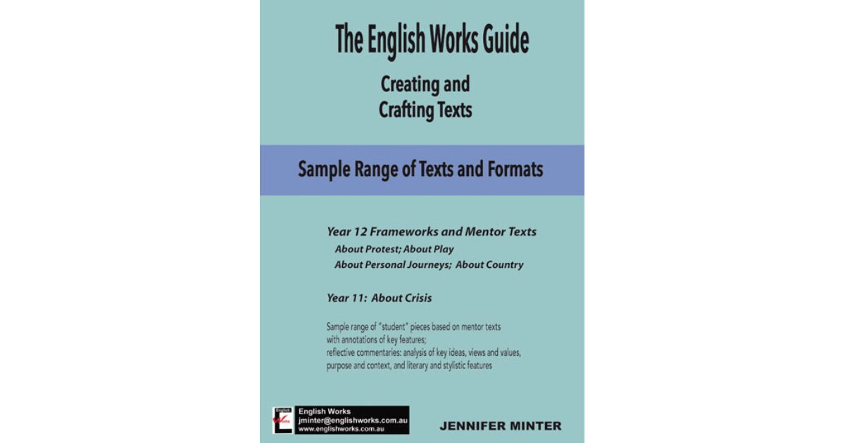 Lilydale Books | THE WRITING WORKS GUIDE: CREATING AND CRAFTING TEXTS