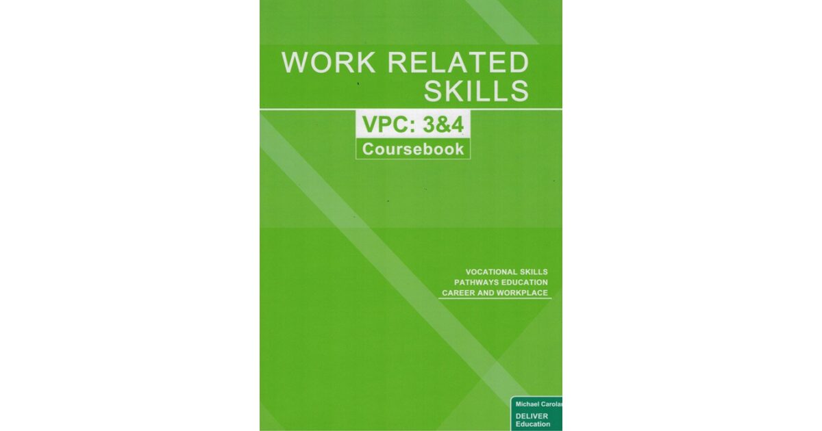 Lilydale Books | WORK RELATED SKILLS VICTORIAN PATHWAYS CERTIFICATE…