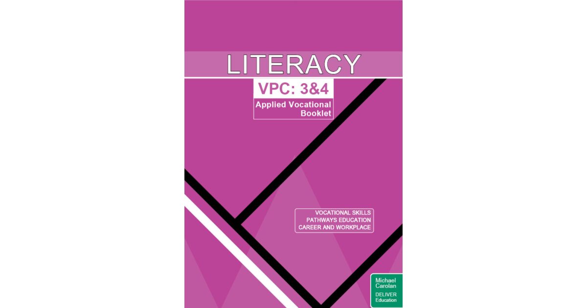 Lilydale Books | LITERACY VICTORIAN PATHWAYS CERTIFICATE UNITS 3&4:…