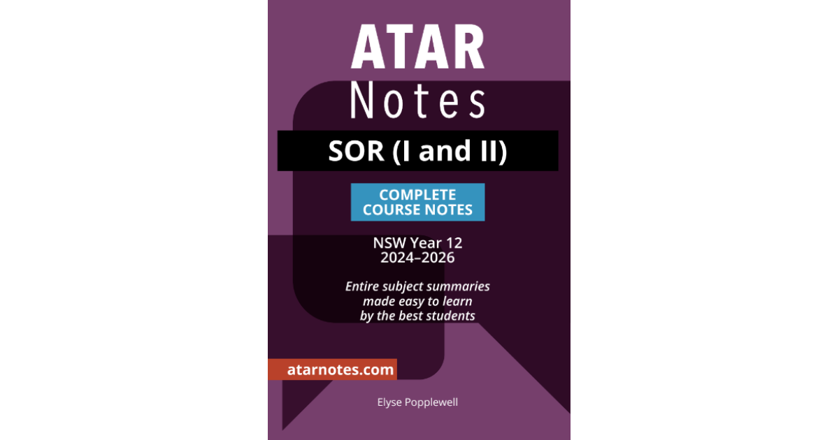 Lilydale Books | ATAR NOTES HSC STUDIES OF RELIGION YEAR 12 NOTES…