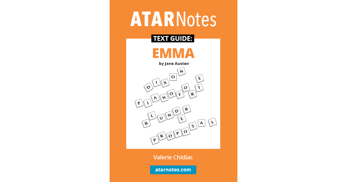 Lilydale Books | ATAR NOTES TEXT GUIDE: EMMA BY JANE AUSTEN