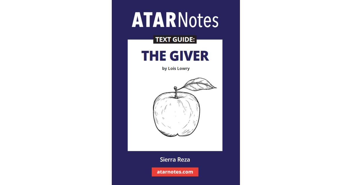 Lilydale Books | ATAR NOTES TEXT GUIDE: THE GIVER BY LOIS LOWRY