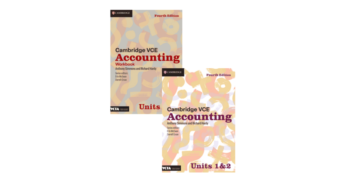 Lilydale Books | CAMBRIDGE VCE ACCOUNTING UNITS 1&2 TEXTBOOK