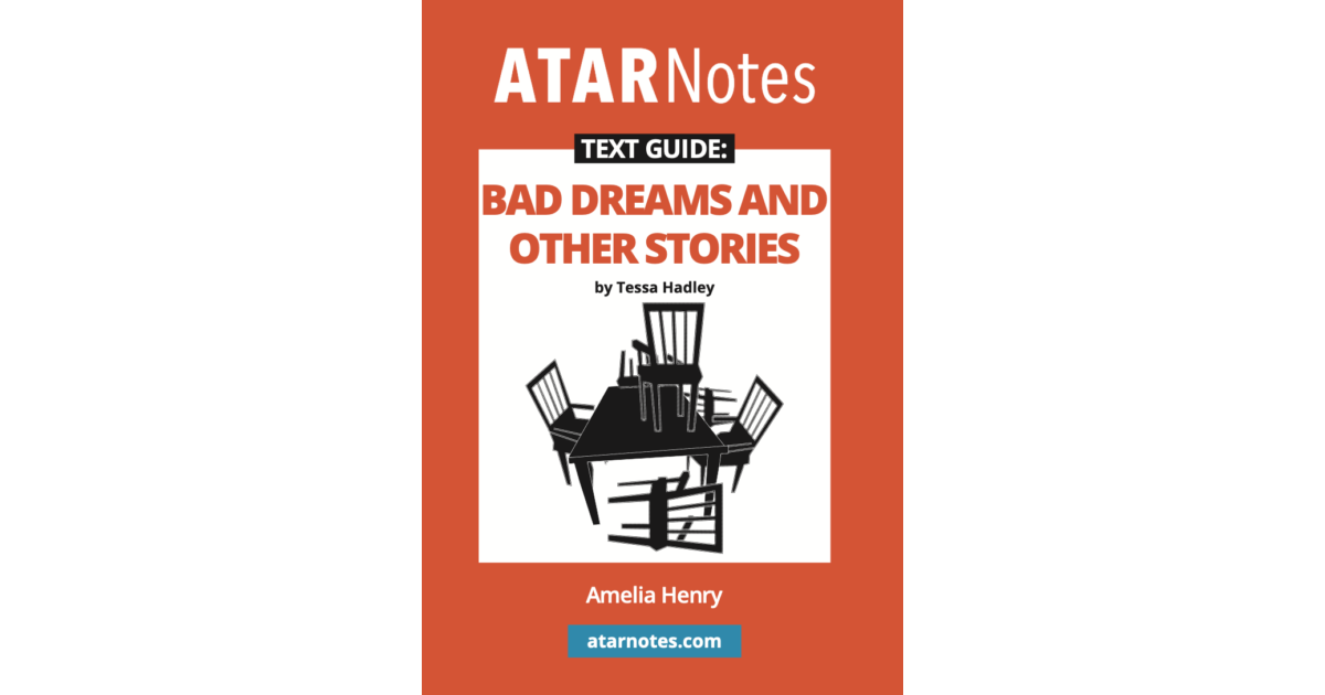 Lilydale Books | ATAR NOTES TEXT GUIDE: BAD DREAMS AND OTHER STORIES…