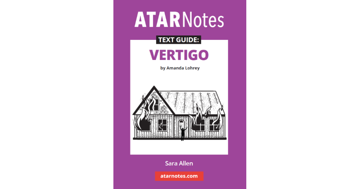 Lilydale Books | ATAR NOTES TEXT GUIDE: VERTIGO BY AMANDA LOHREY