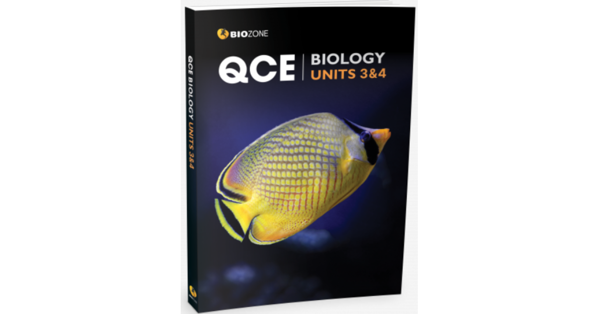 Lilydale Books | BIOZONE BIOLOGY FOR QCE UNITS 3&4 STUDENT BOOK
