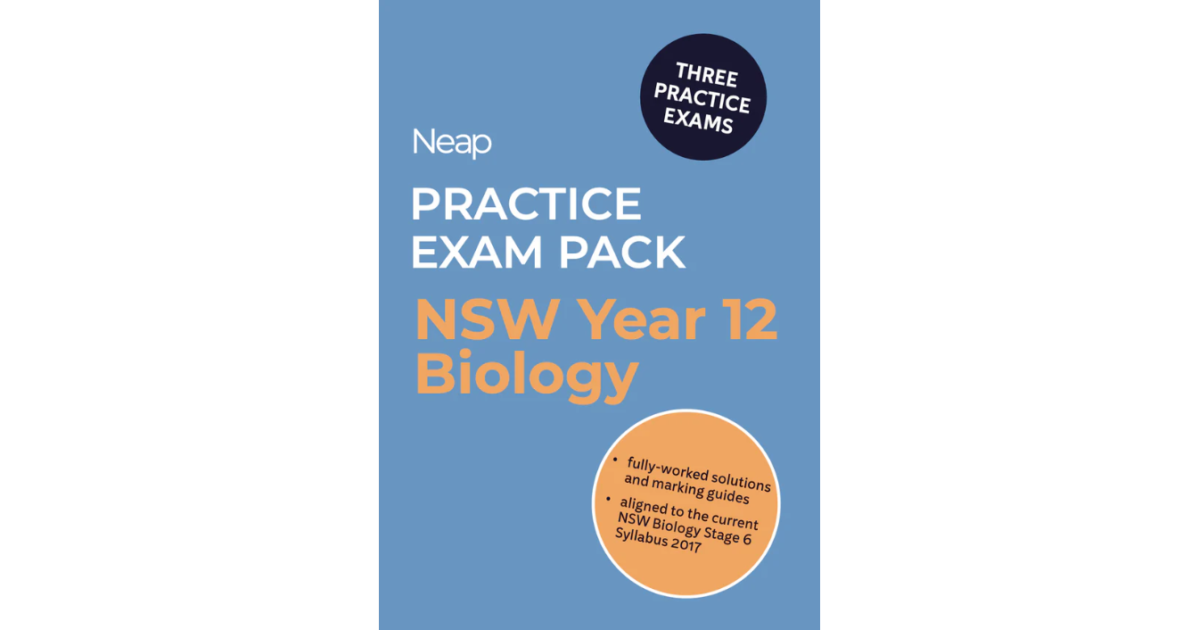 Lilydale Books | NEAP PRACTICE EXAM PACK: NSW YEAR 12 BIOLOGY (3…