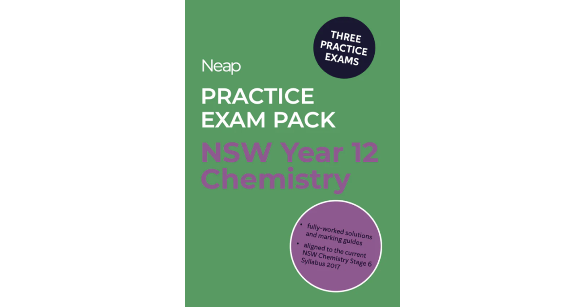 Lilydale Books | NEAP PRACTICE EXAM PACK: NSW YEAR 12 CHEMISTRY (3…