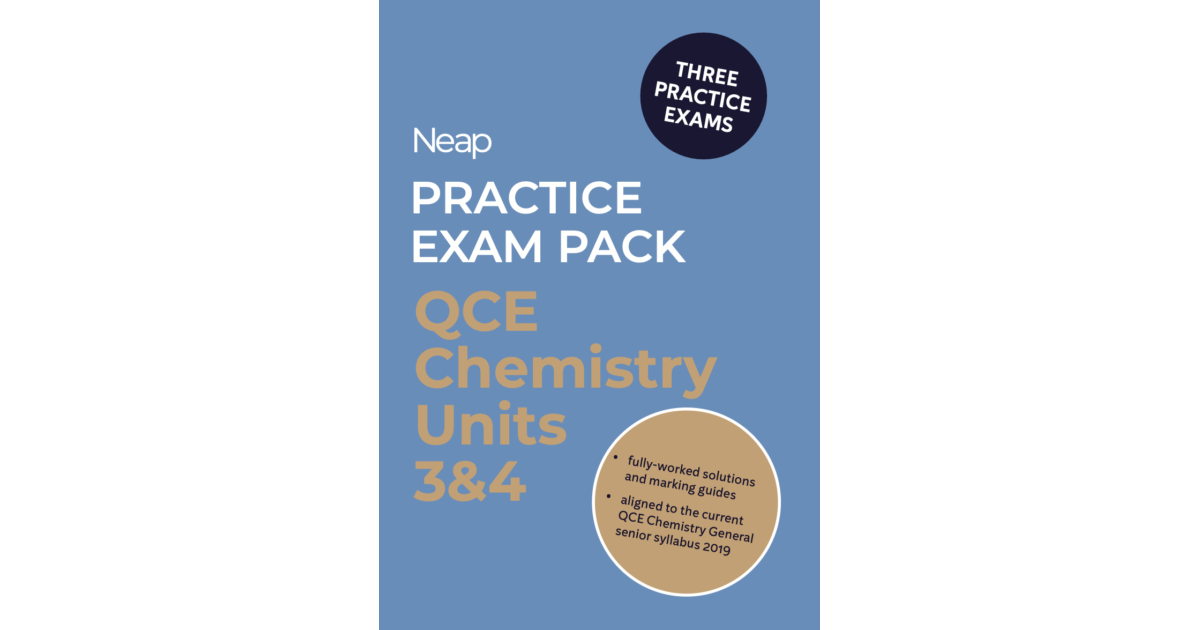 Lilydale Books | NEAP PRACTICE EXAM PACK: QCE CHEMISTRY UNITS 3&4 (3…