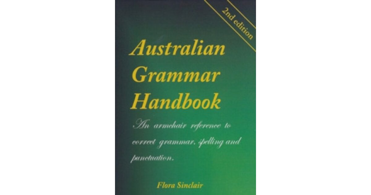 Lilydale Books | AUSTRALIAN GRAMMAR HANDBOOK