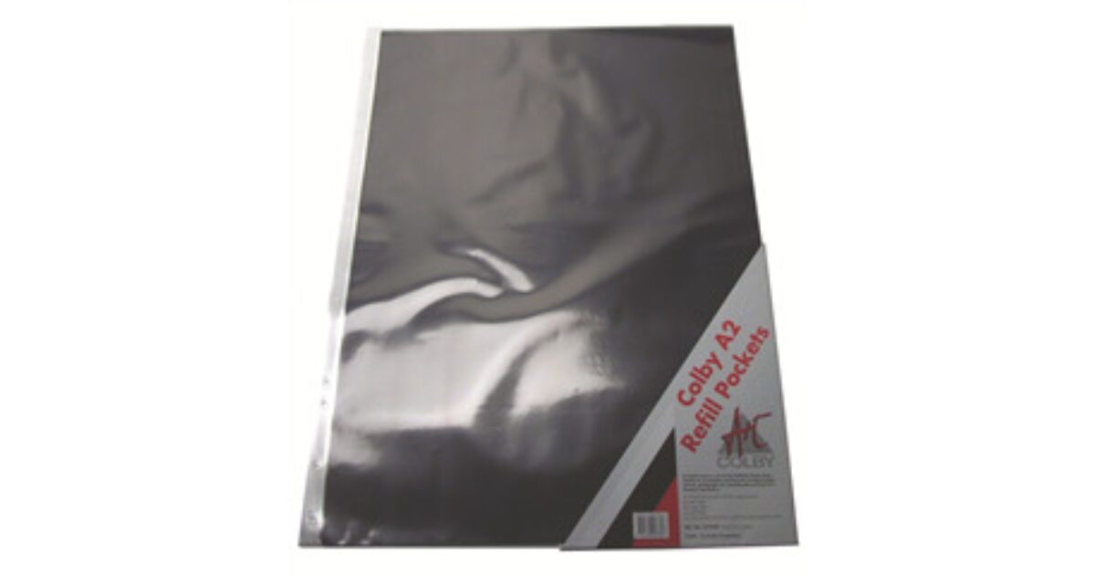Lilydale Books | A2 COLBY PLASTIC POCKETS PACK OF 5