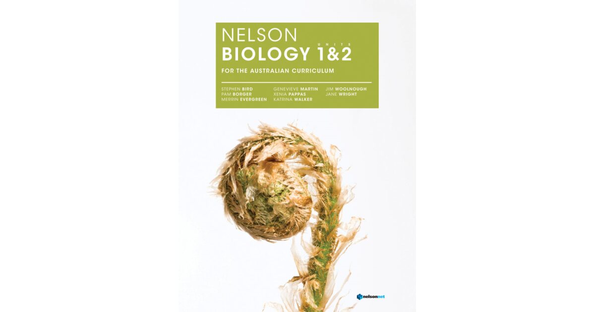 Lilydale Books | NELSON BIOLOGY UNITS 1&2 AUSTRALIAN CURRICULUM…
