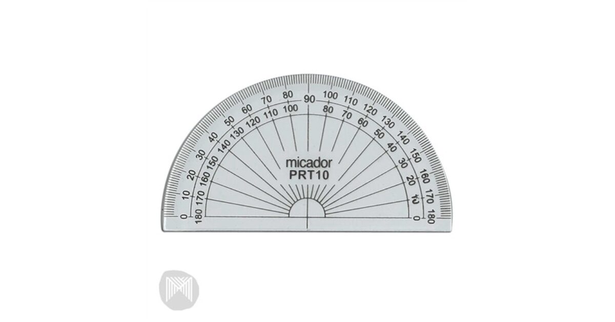 Lilydale Books | PROTRACTOR 180 DEGREES 10CM