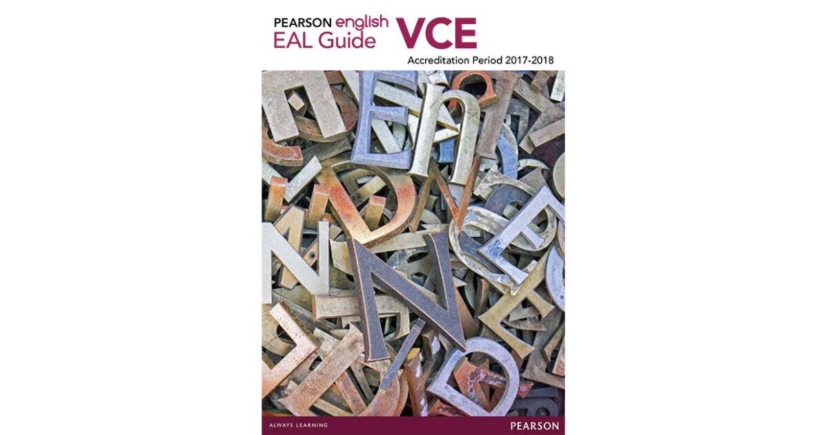 Lilydale Books | PEARSON ENGLISH VCE EAL GUIDE STUDENT BOOK WITH…