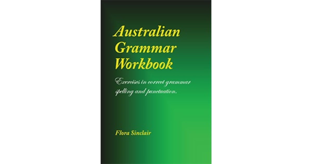 Lilydale Books | AUSTRALIAN GRAMMAR WORKBOOK