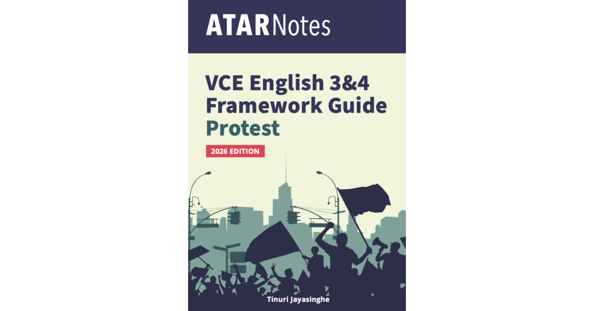 Lilydale Books | ATAR NOTES VCE ENGLISH UNITS 3&4 FRAMEWORKS GUIDE:…